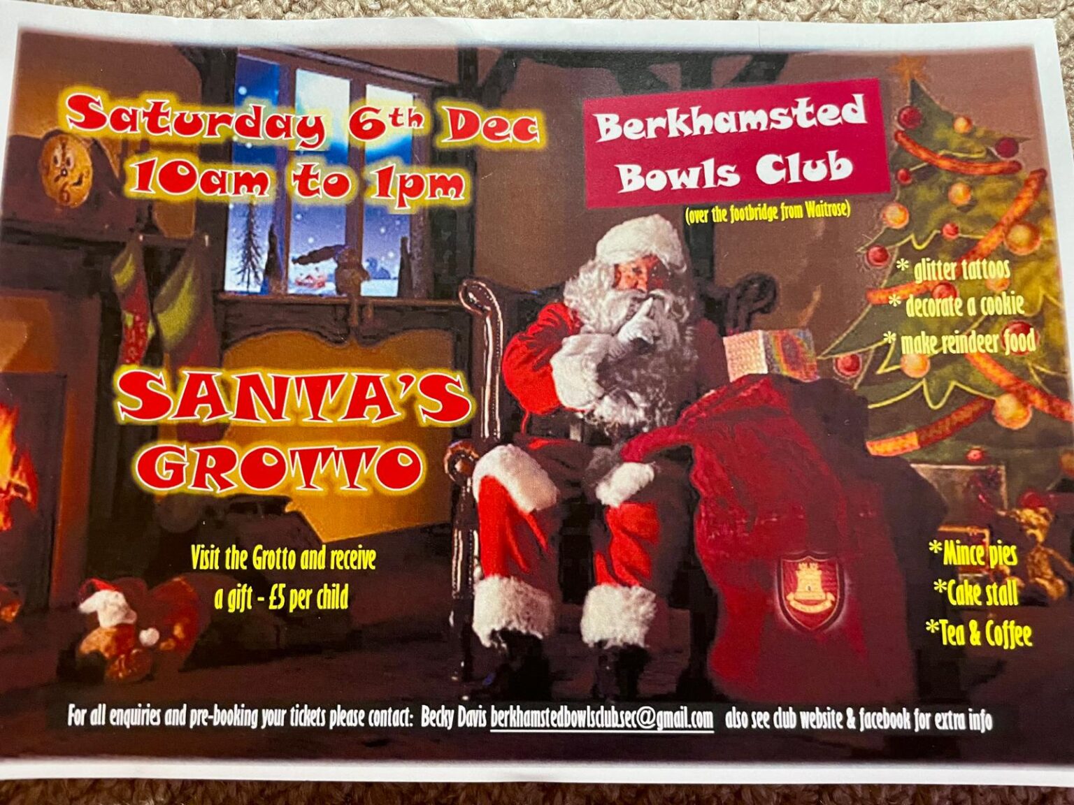Seasons Festivities including Sat Dec 6th Santa’s Grotto - Berkhamsted ...